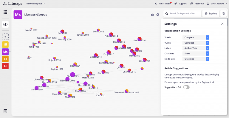 Discover Research Literature Using Visuals: Litmaps