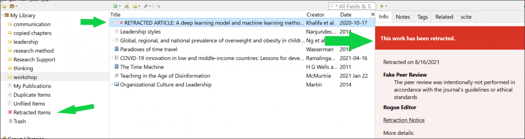 How to Avoid Citing Retracted Papers by Mistake