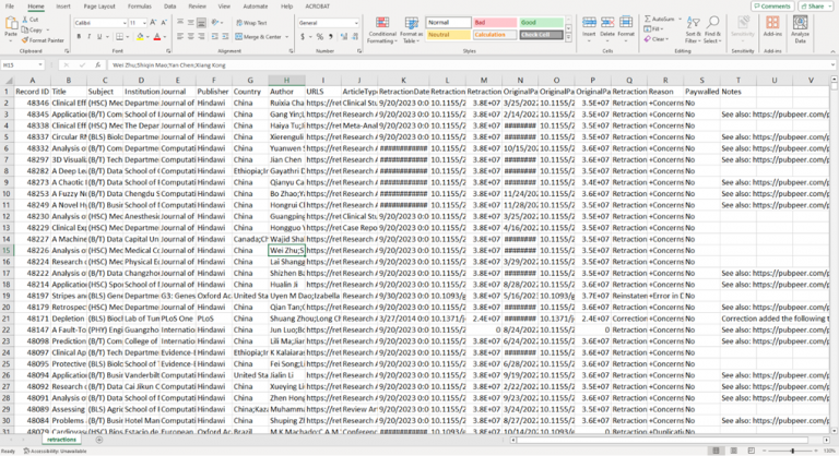Why Articles Get Retracted: Analysis of Crossref’s Retraction Watch Dataset