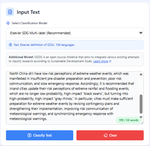Connecting Your Research to the SDGs: A Practical Tool Developed In-House